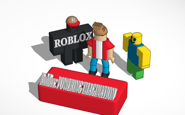 3D design Roblox characters - Tinkercad