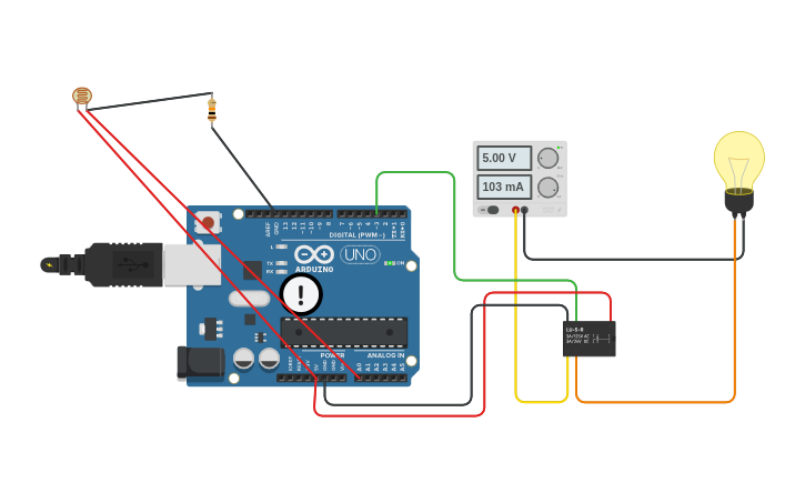 Circuit design Copy of SPDT Rel - Tinkercad