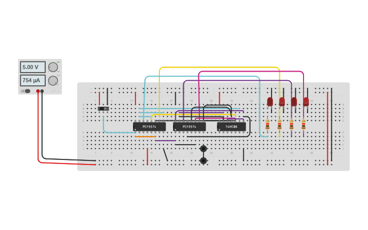 Circuit design intan p4 - Tinkercad