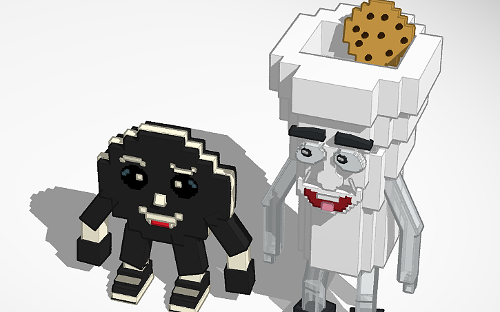 3D design TED Day 3: Oreo and Milky - Tinkercad