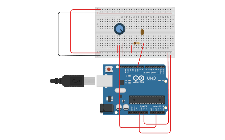Circuit design Module 1 Assesment 4 - Tinkercad