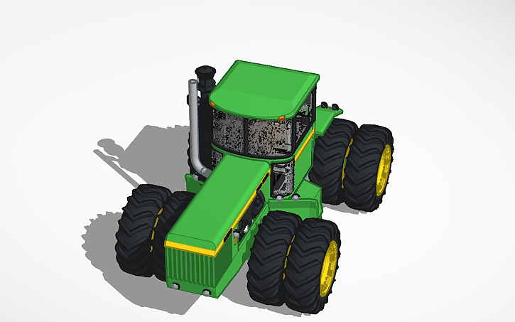 3D design John Deere 8630 Kinze Series II Cummins Repower - Tinkercad