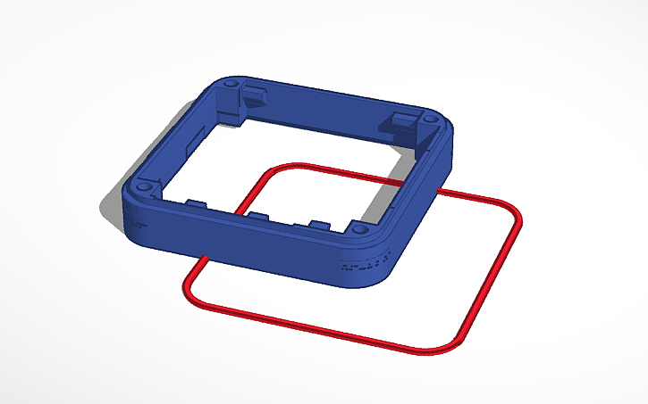 3D design IoTT Cube Spacer Frame - Tinkercad