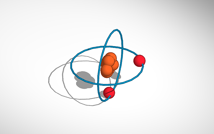 3D design Atom - Tinkercad