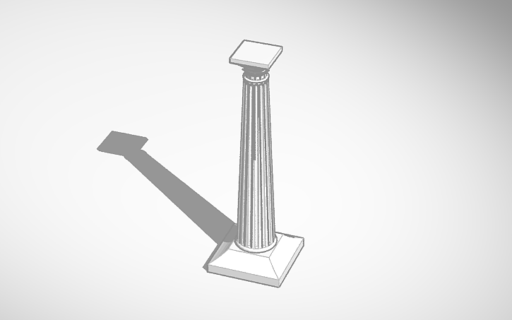 3D design Fancy Pillar - Tinkercad