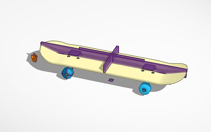 3D design Copy of Skateboard & Skatepark Challenge - Tinkercad