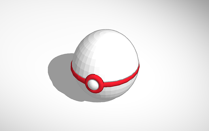 3D design Premier ball - Tinkercad