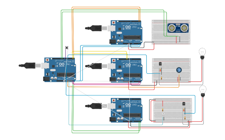 Circuit design Arduino Sensor de luz - Tinkercad