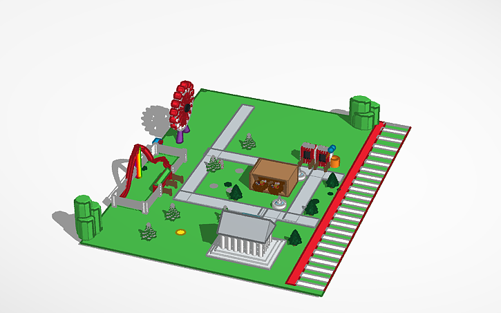 3D design joy and fun carnival/taman hiburan - Tinkercad