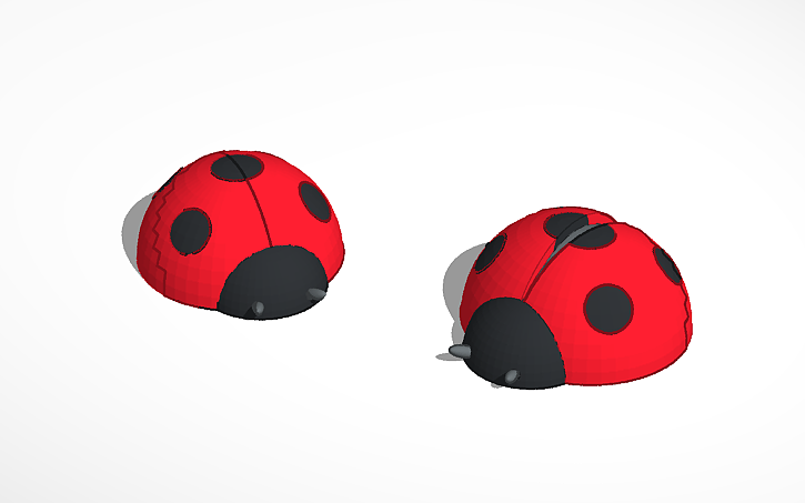 3D design LADYBUG - Tinkercad