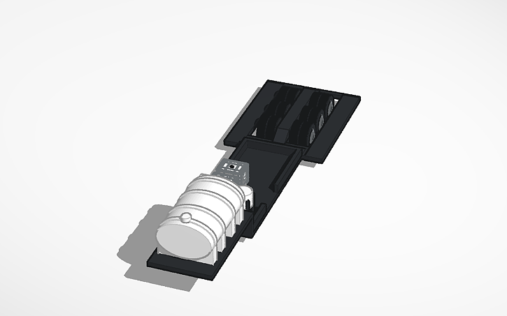 3D design Sprayer tender trailer - Tinkercad