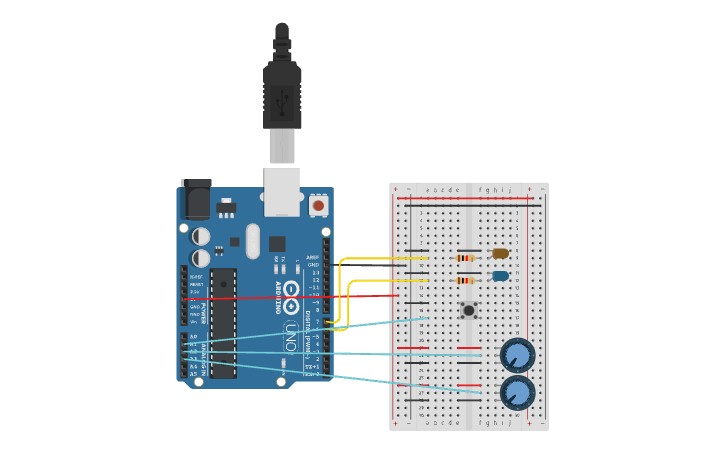 Circuit design Skeleton - Classification - Neural Networks - Tinkercad