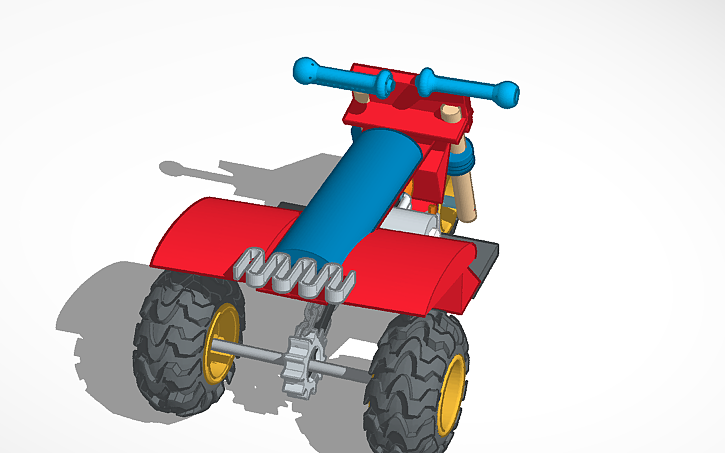 3D design 3 Wheeler - Tinkercad