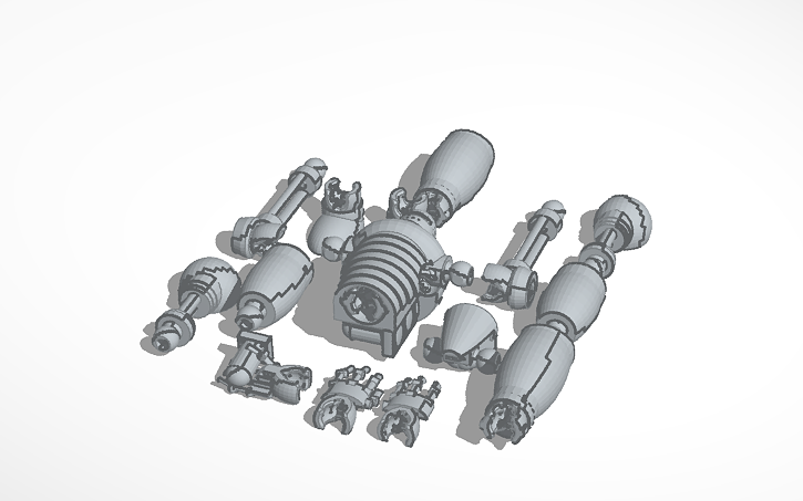3D design Liberty Prime Print - Tinkercad