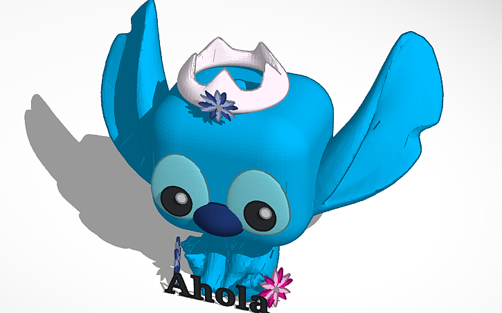 3D design stitch - Tinkercad