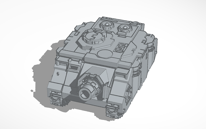 3D design 40k Vindicator - Tinkercad