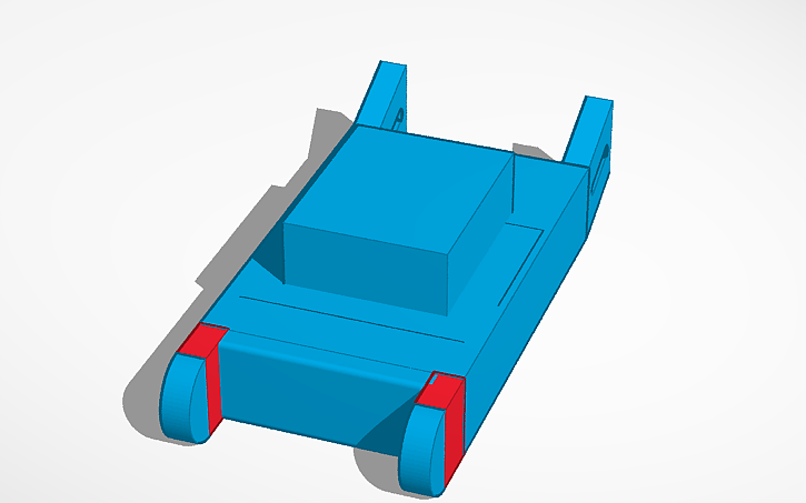 3D design BODY MBOT - Tinkercad