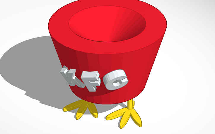3D design KFC - Tinkercad