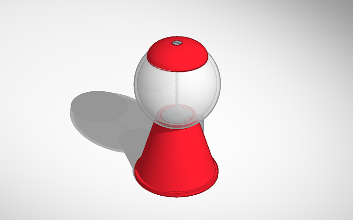 3D design Gumball machine - Tinkercad