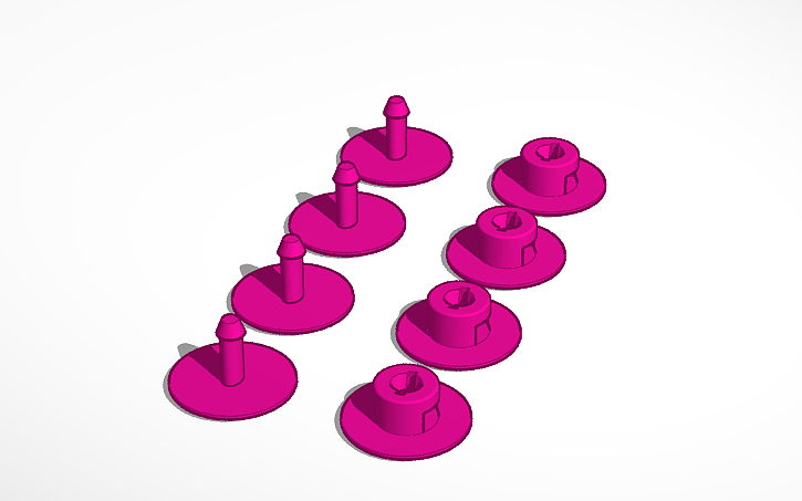 3D design Crocs-Rivet - Tinkercad
