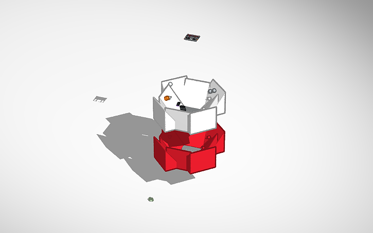 3D design Sim lab grinder - Tinkercad