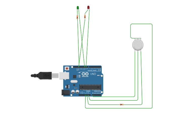 Circuit Design Smog Fog Detection Tinkercad