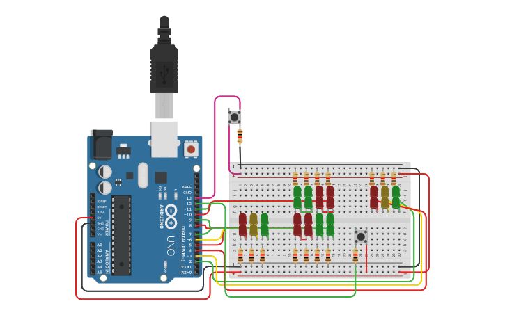 Circuit design NAC-IOT - Tinkercad