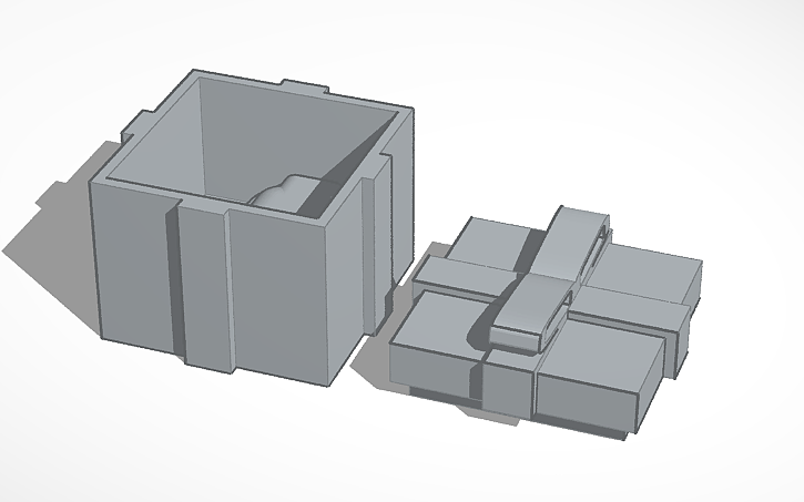 3D design Gift Box - Tinkercad