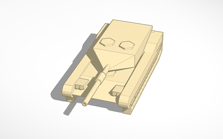 3D design M1A2 Abrams - Tinkercad