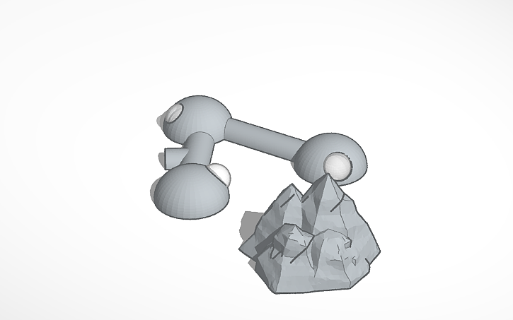 3D design Base lunaire-Antoine et Arthur - Tinkercad