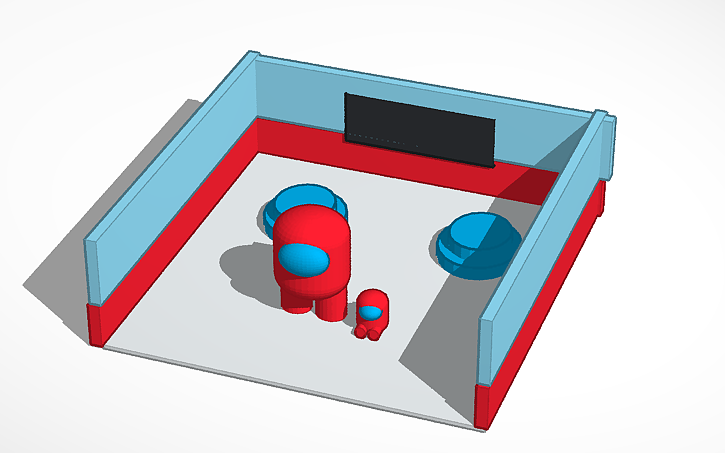 3D design Among Us - Tinkercad
