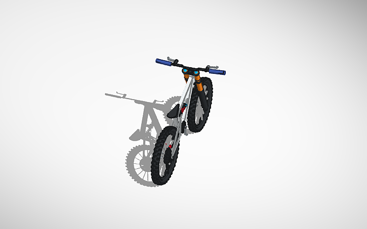 3D design downhill bike - Tinkercad