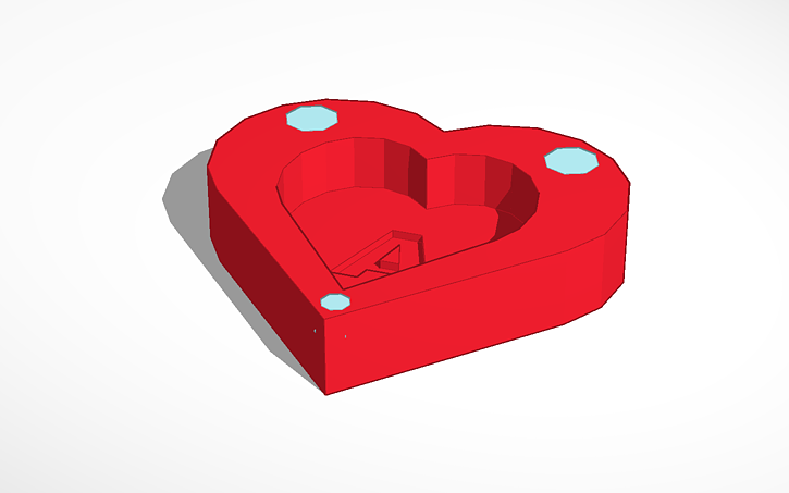 3D design Valentines Day - Tinkercad