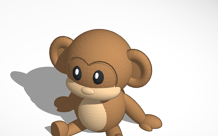 3D design Monkey - Tinkercad