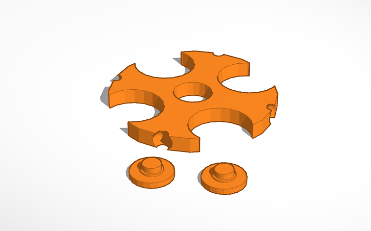 3D design Fidget Spinner design - Tinkercad