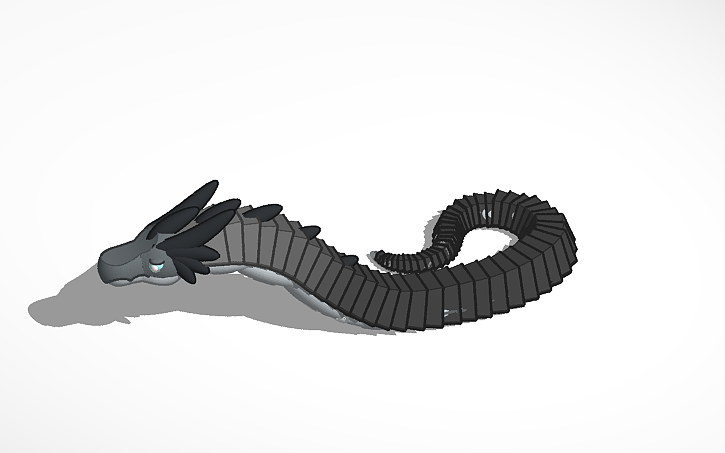 3D design Wyrm (Read Desc.) - Tinkercad