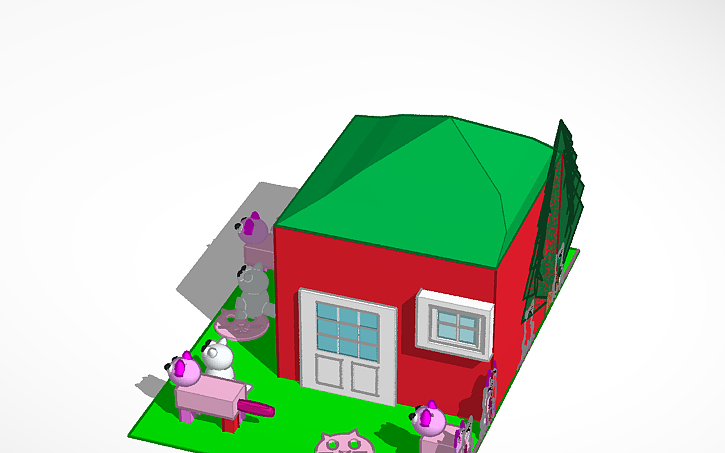 3D design Kitten Yard - Tinkercad