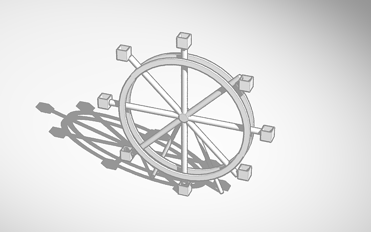 3D design Simlab Ferris wheel - Tinkercad