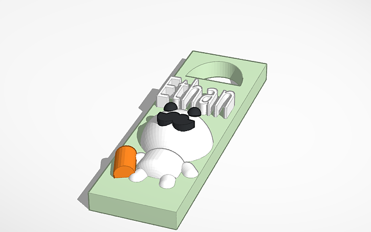 3D design Ethan - Tinkercad