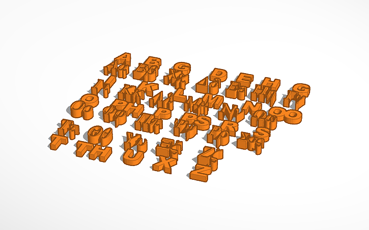 3D design Complete Greek Alphabet Greek By ARTHUR_LECHARNY on ...