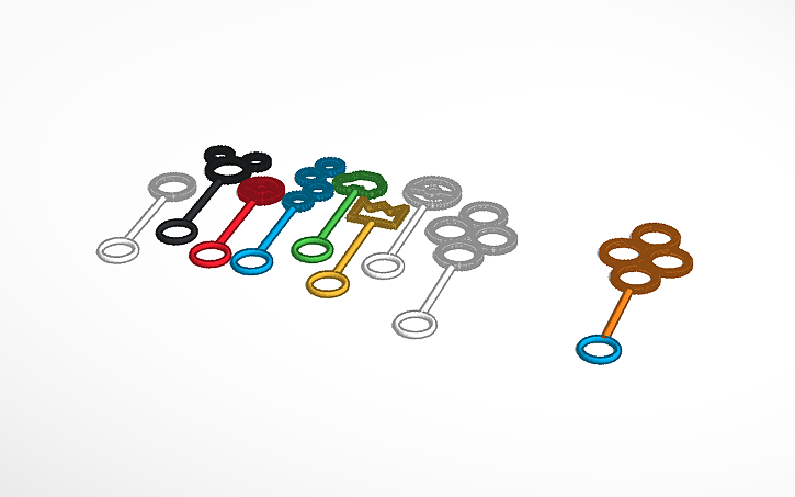 3D design Custom Bubble Wands - Tinkercad
