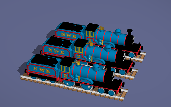 3D design Edward The Blue Engine Exploited - Tinkercad