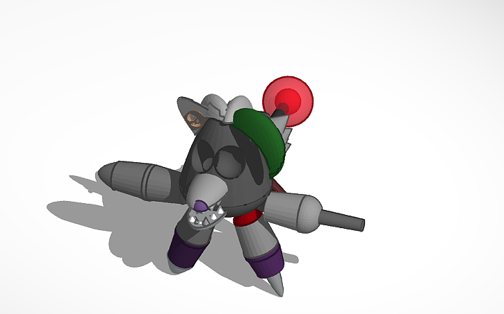 3D design WİTHERED GLAMROCK WOLFY - Tinkercad