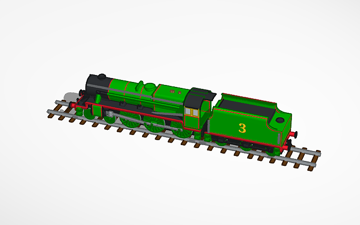 3D design Henry The Big Strong Green Engine - Tinkercad