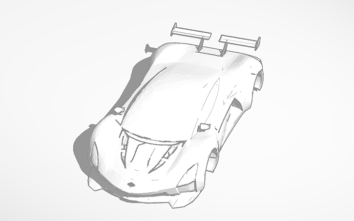 3D design SCG Factory Hypercar body type 2 - Tinkercad