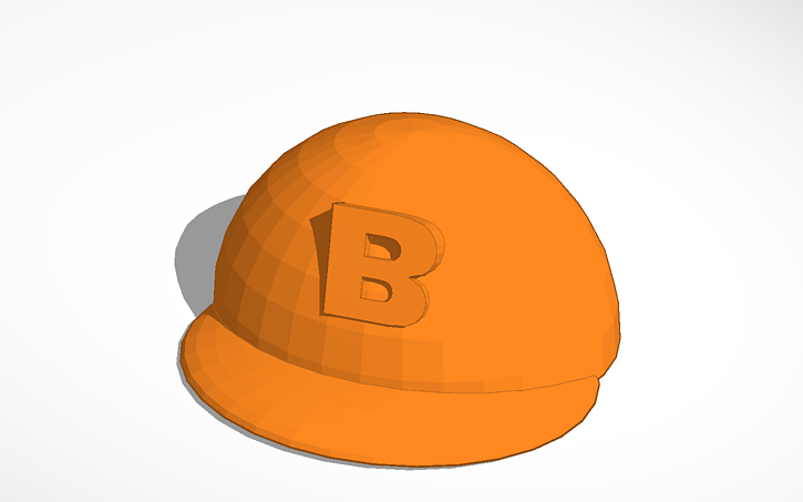 3D design Baseball cap - Tinkercad