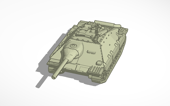 3D design Hetzer - Tinkercad