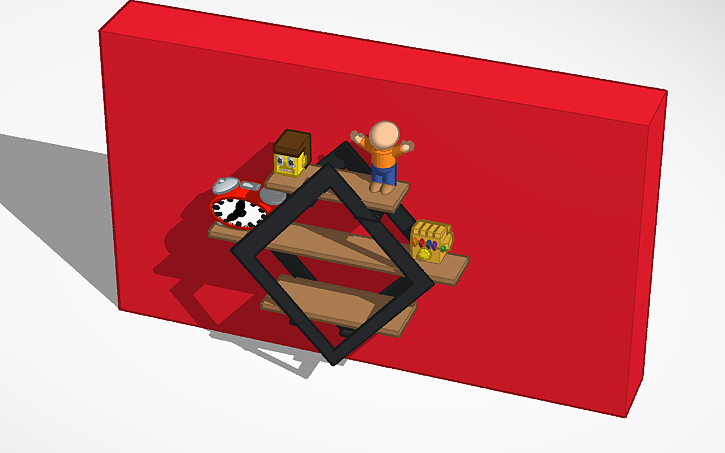 3D design repisa de metal - Tinkercad