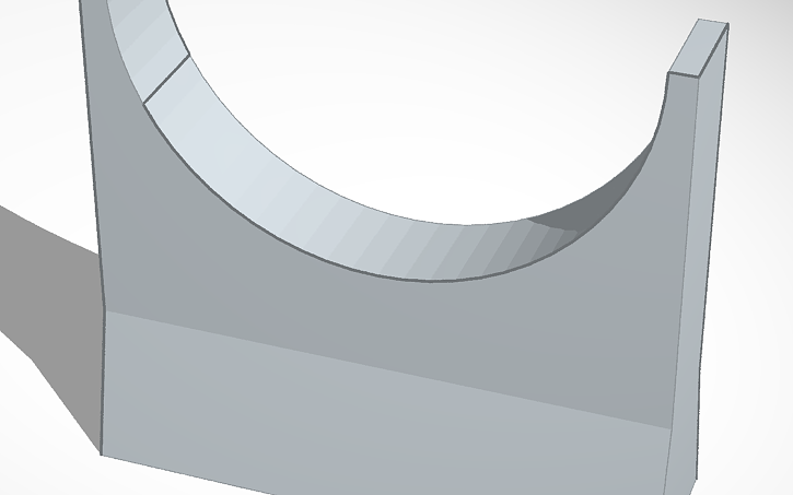 3D design Rocket Stand - Tinkercad