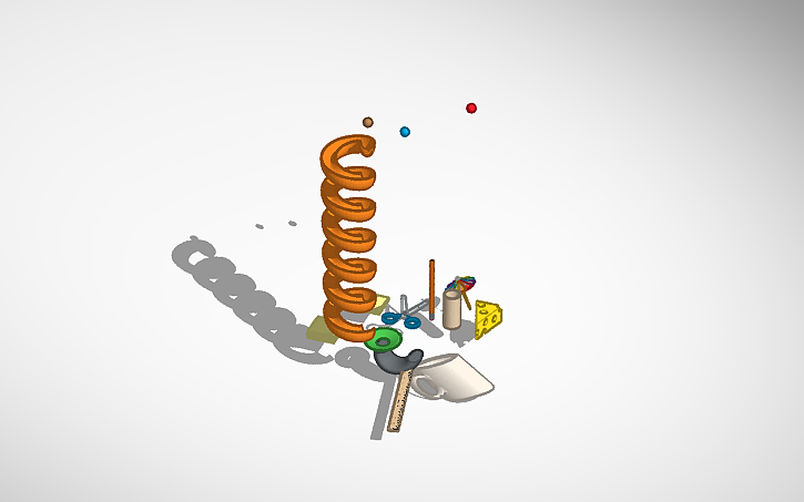 3D design Copy of Rube Goldberg Challenge - Tinkercad